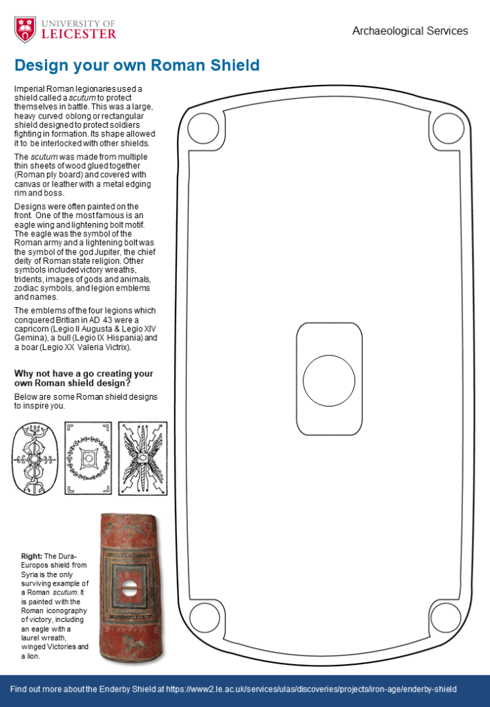 Design a Roman Shield – ULAS News